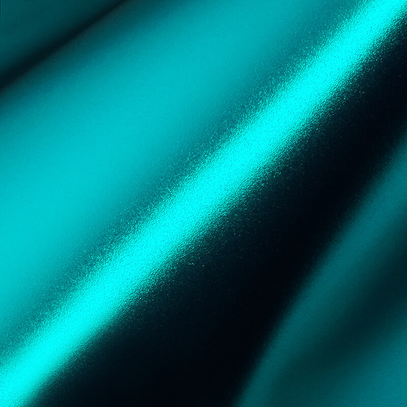 0,95m HEXIS | HX30SCH11S | Super Chrome Light Blue Satin | Folienlager
